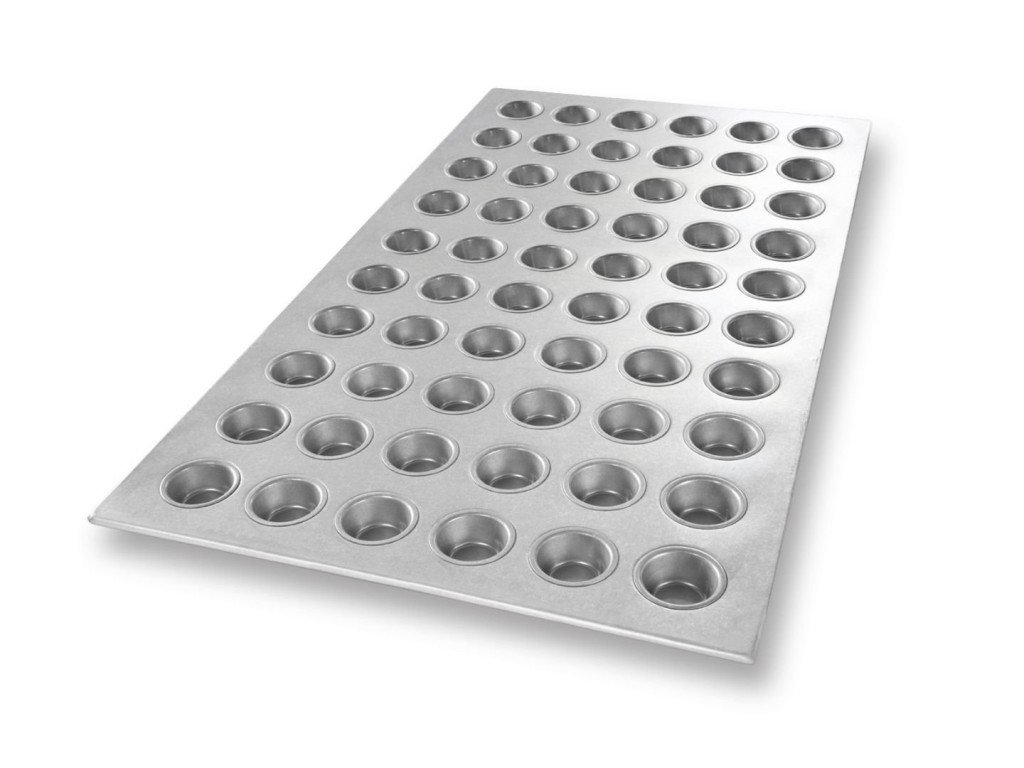 Mini-Muffin Tray with 60 Moulds ⋆ American Pan UK