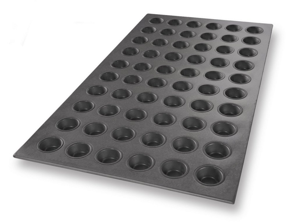 Mini-Muffin Tray with 60 Moulds ⋆ American Pan UK