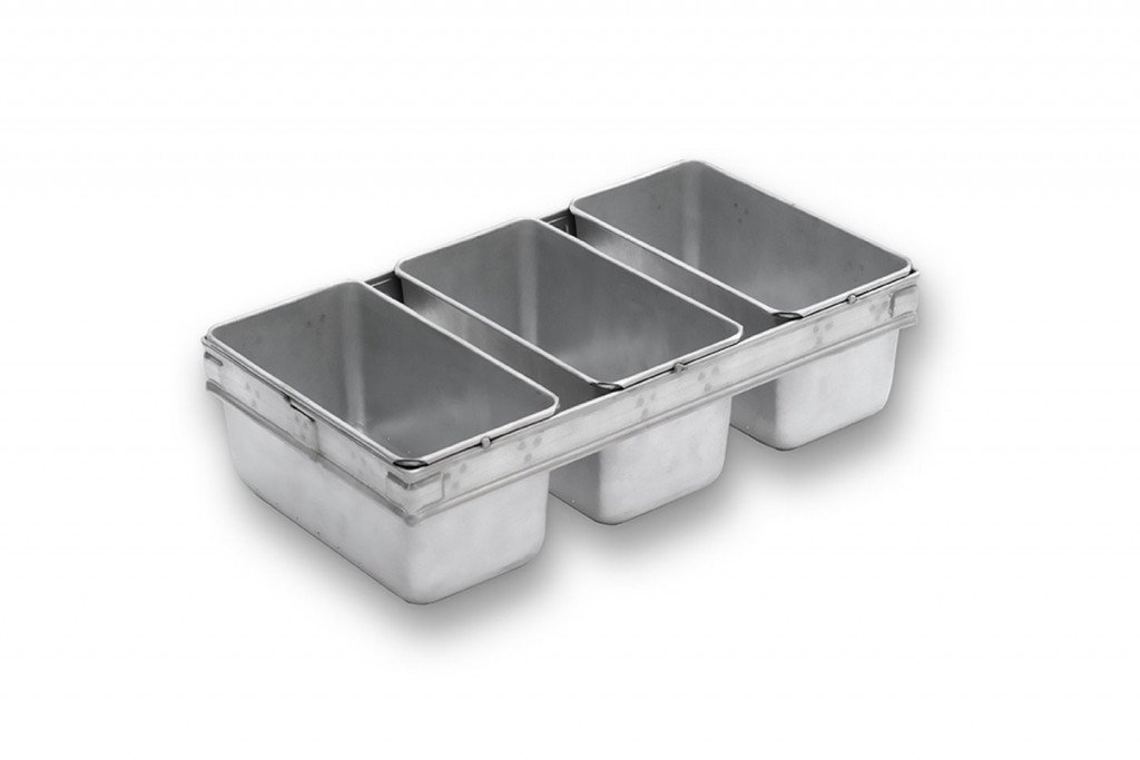800 g Standard 3-in-Line Bread Tin ⋆ American Pan UK