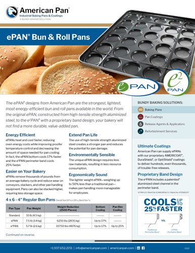 Custom ePAN® Bun Trays ⋆ American Pan UK